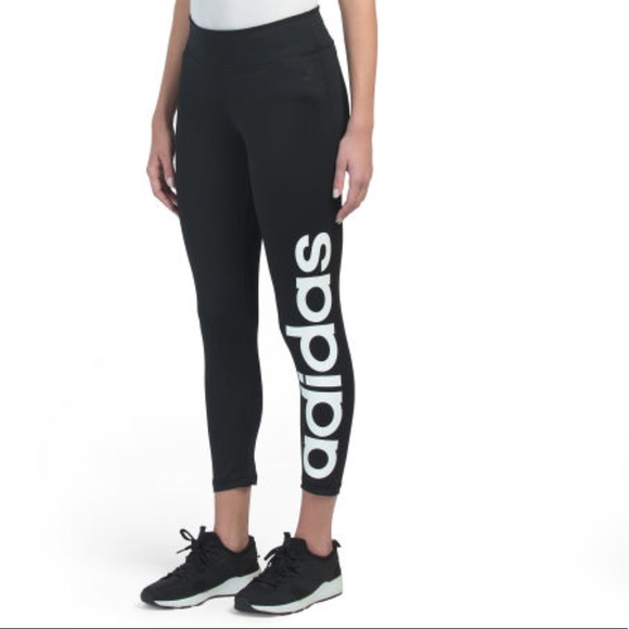 adidas | Pants & Jumpsuits | New Adidas Womens Fab Linear Tights ...